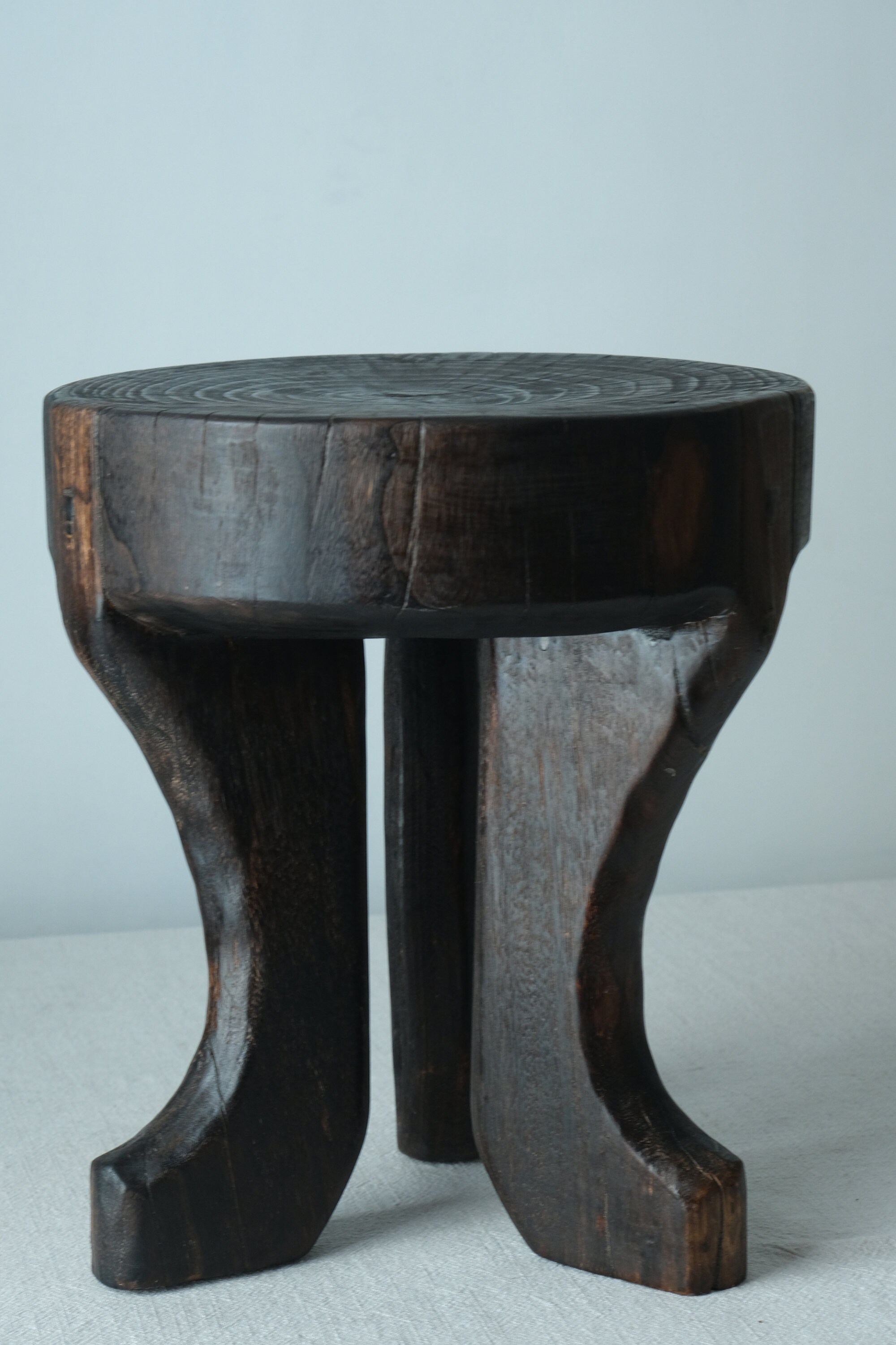 Presley Artisanal Handcrafted Wood Stool Natural Beauty for Home Decor ...