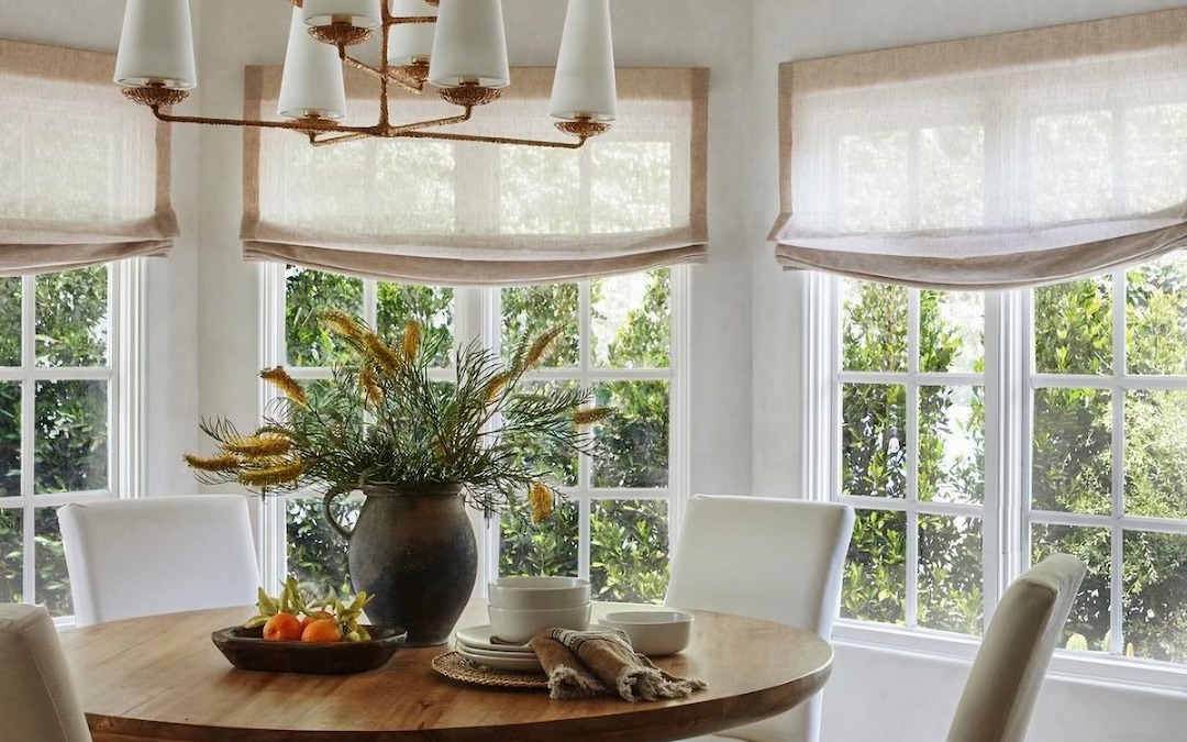 Custom Pure Linen Roman Shades: Relaxed Window Blinds - Etsy