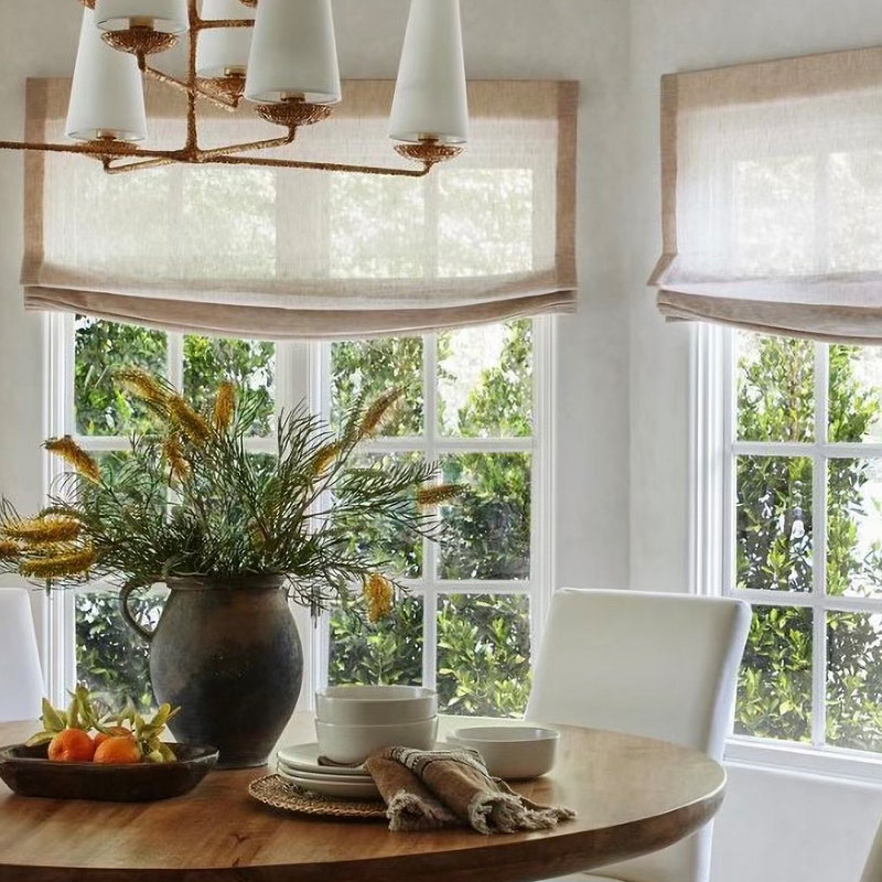 Relaxed Roman Shades - Etsy