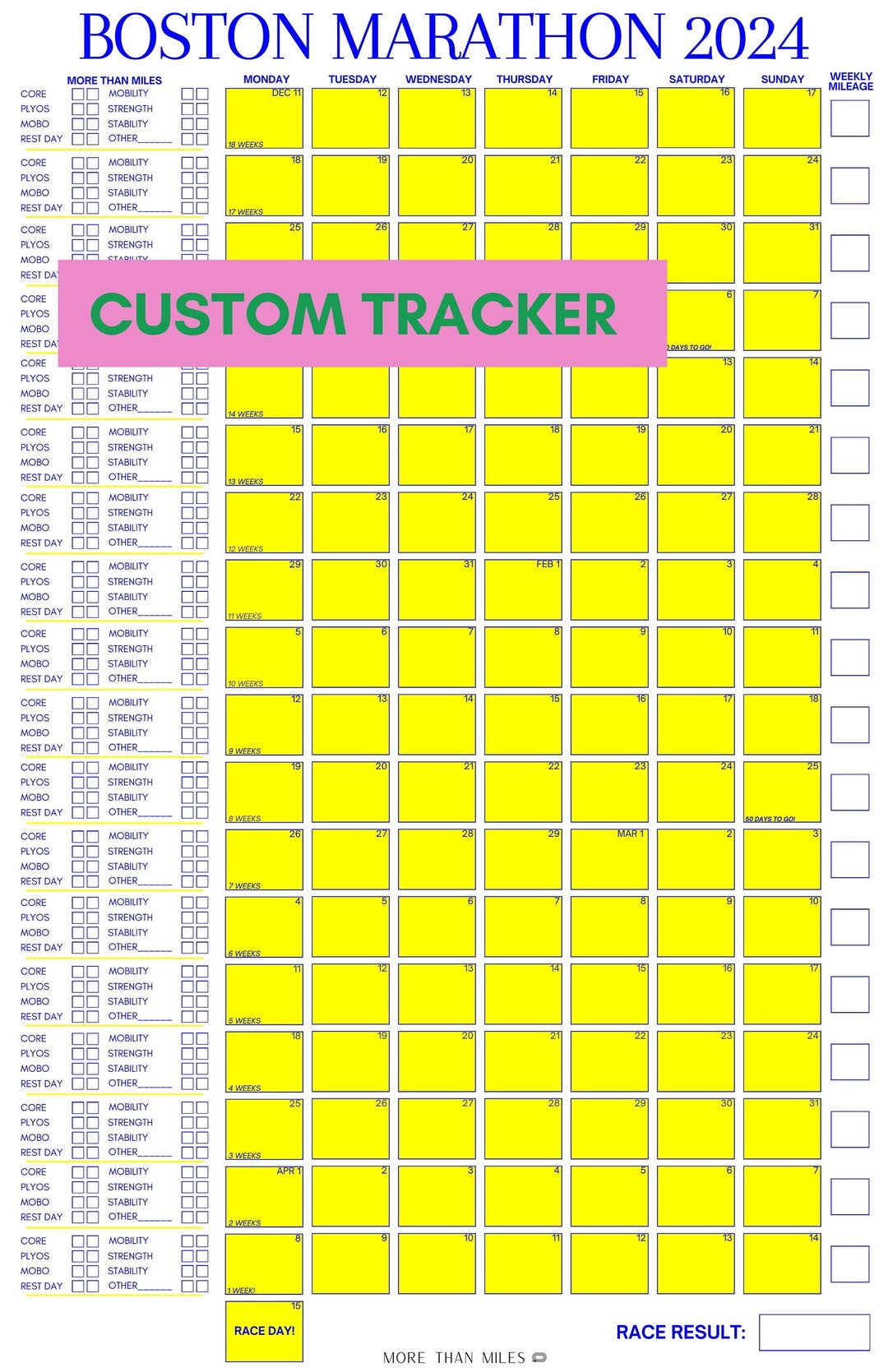 CUSTOM TRACKER - Etsy