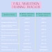 PDF File 16 Week Marathon Training Tracker, Customizable - Etsy