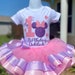 Minnie Mouse Tutu Costume Pink Tutu Skirt Tutu and Headband Set Tutu ...