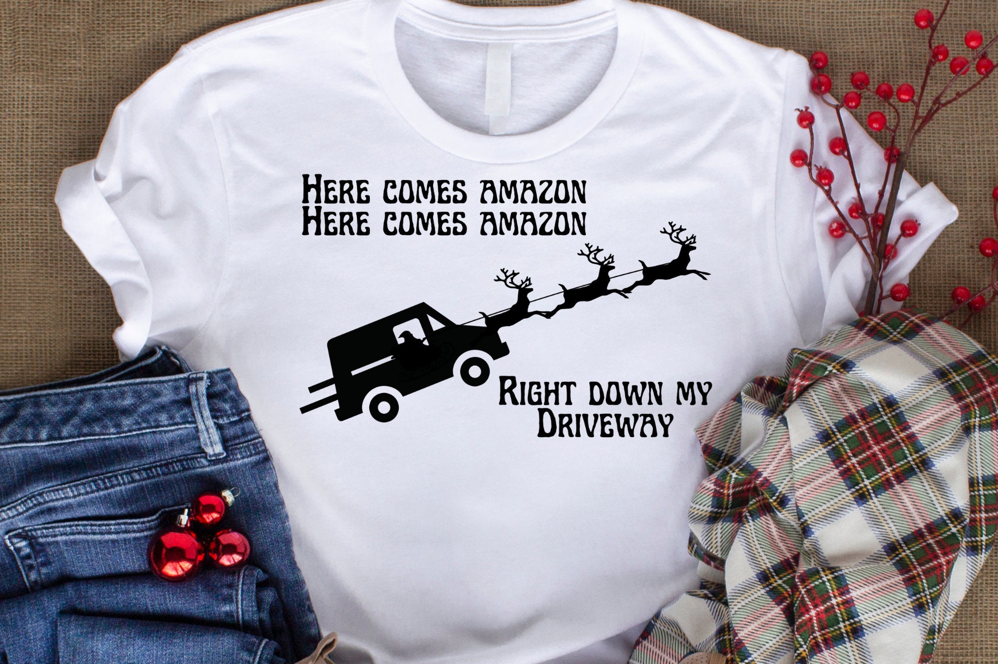 Here Comes Amazon, Right Down My Driveway SVG PNG Digital Download ...