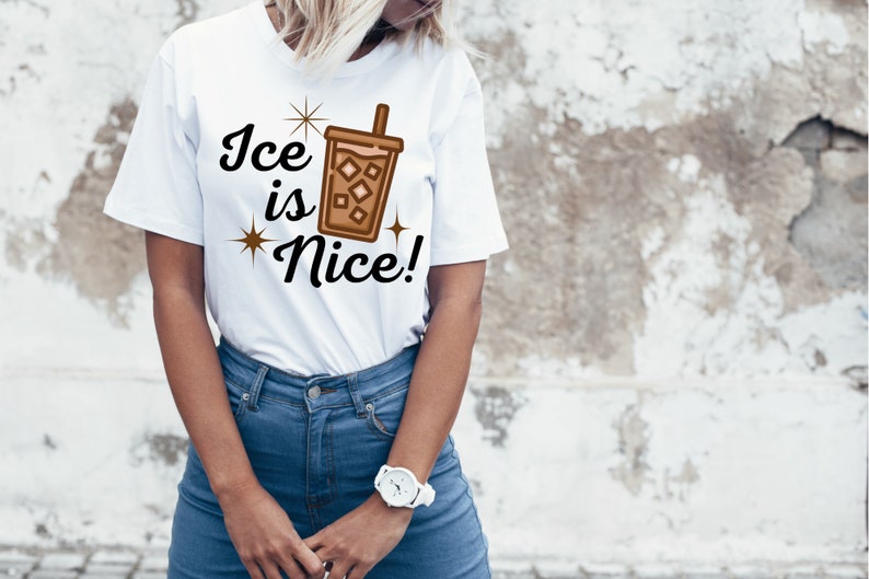 Ice is Nice SVG o PNG, descarga digital, diseños de silueta cricut ...