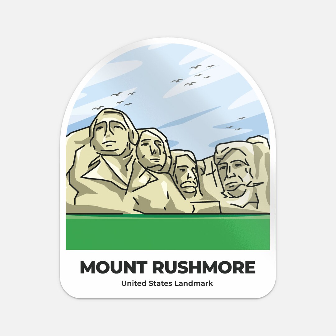 Mount Rushmore National Park Sticker Vinyl Car Bumper Decal - Etsy