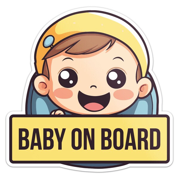 Baby Car Sticker - Etsy