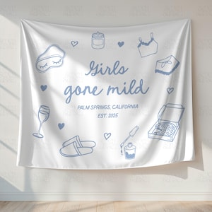 Girls Gone Mild Bachelorette Banner Spa Bachelorette Sign Custom ...