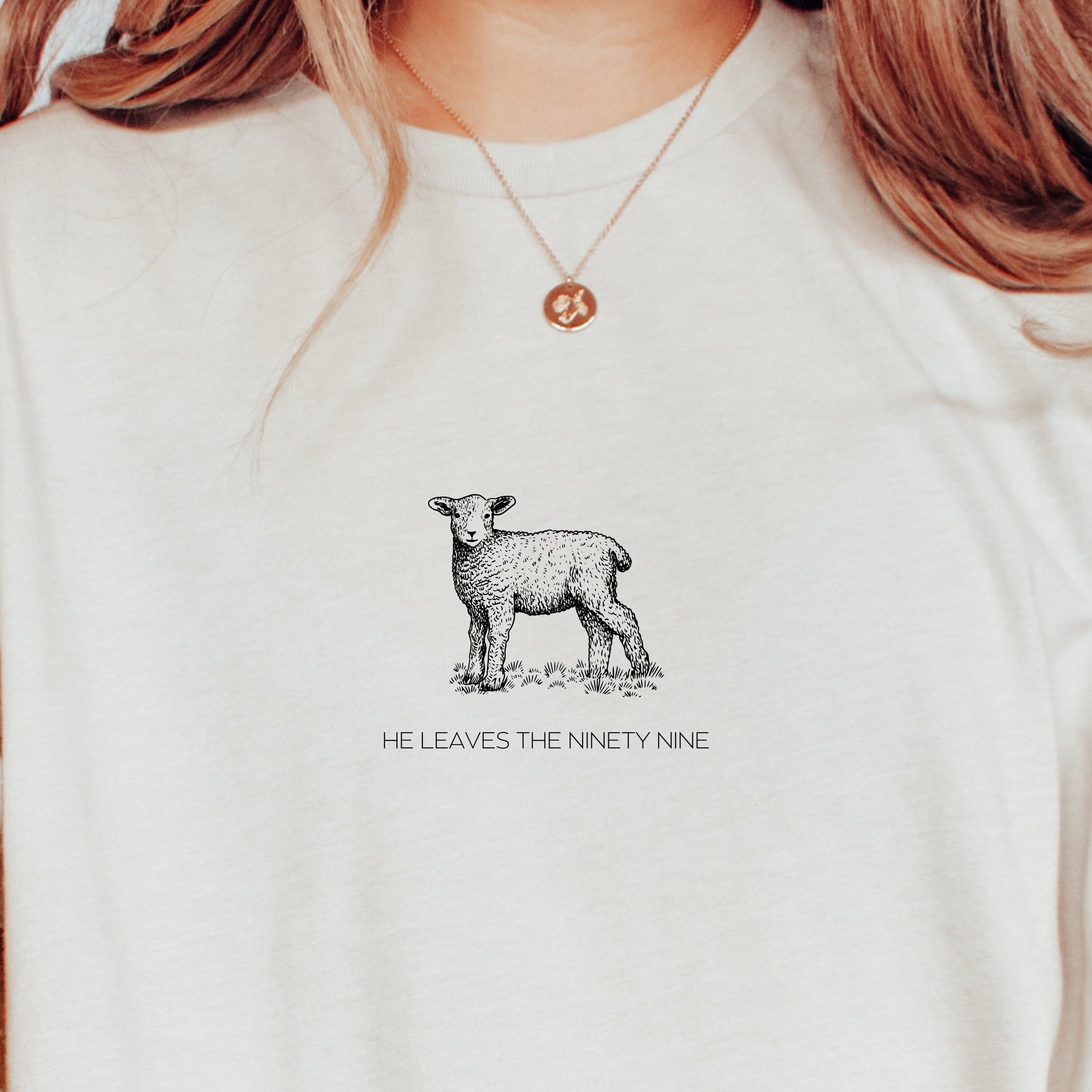 He Leaves the 99 Christian Graphic Tee Country Tshirt Vintage Christian ...