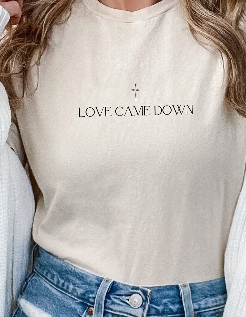 Christian Christmas Tshirt, Minimalist Nativity Tee, Christmas Shirt ...