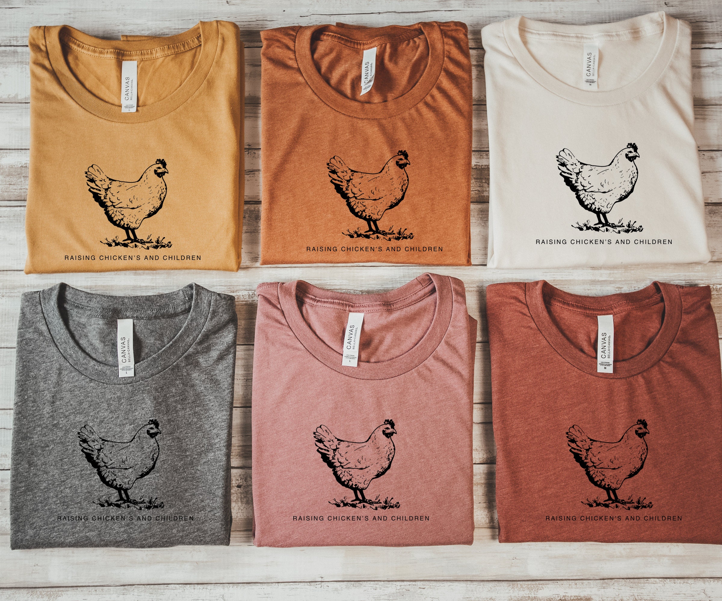 Raising Chickens and Children Shirt, Homesteading Shirt, Farm Life Tee ...