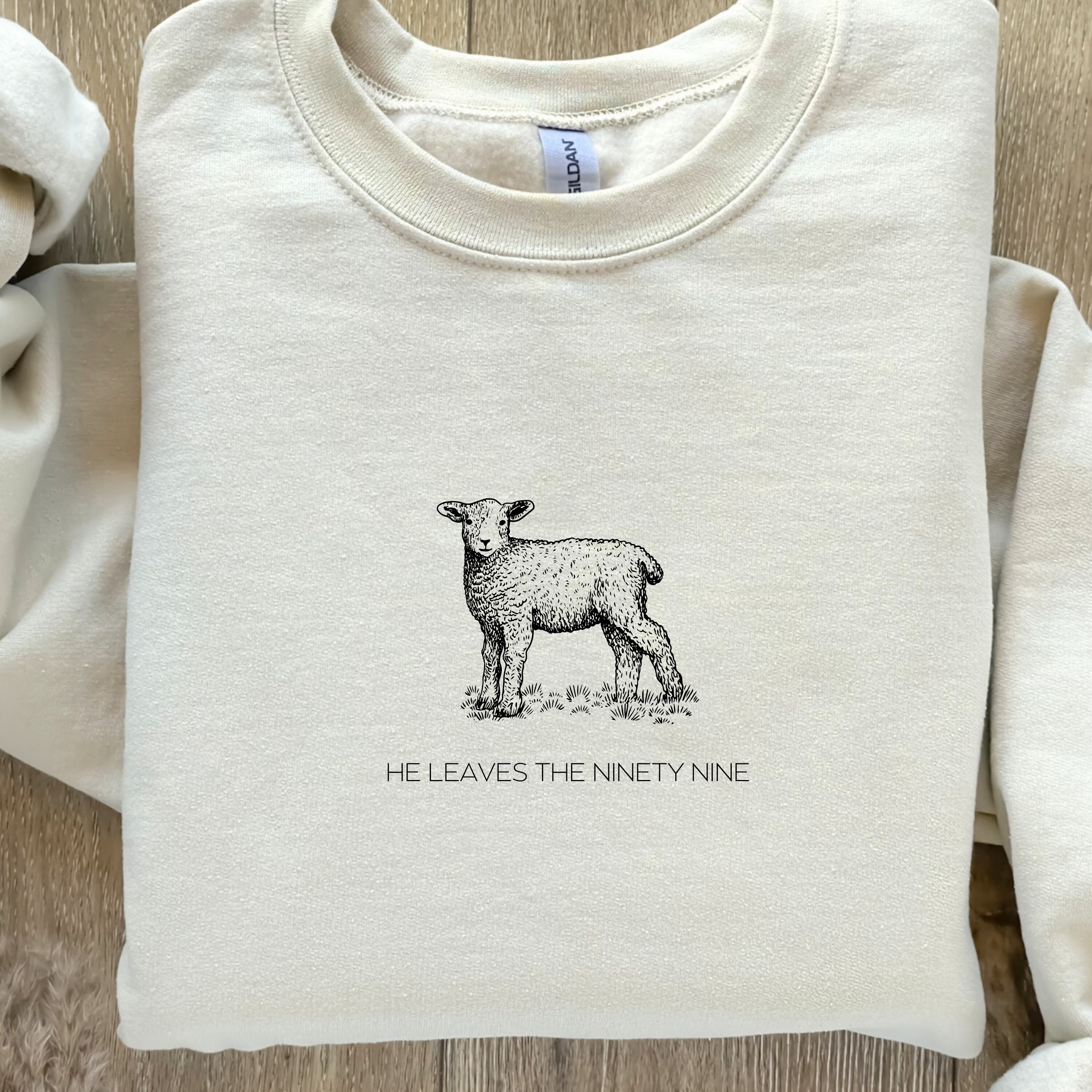 PNG He Leaves the Ninety-nine Lamb Sublimation Designs Download ...