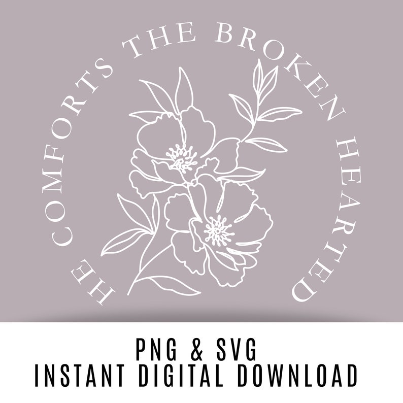 PNG & SVG God Comforts Sublimation Designs Downloads Inspirational Gift ...