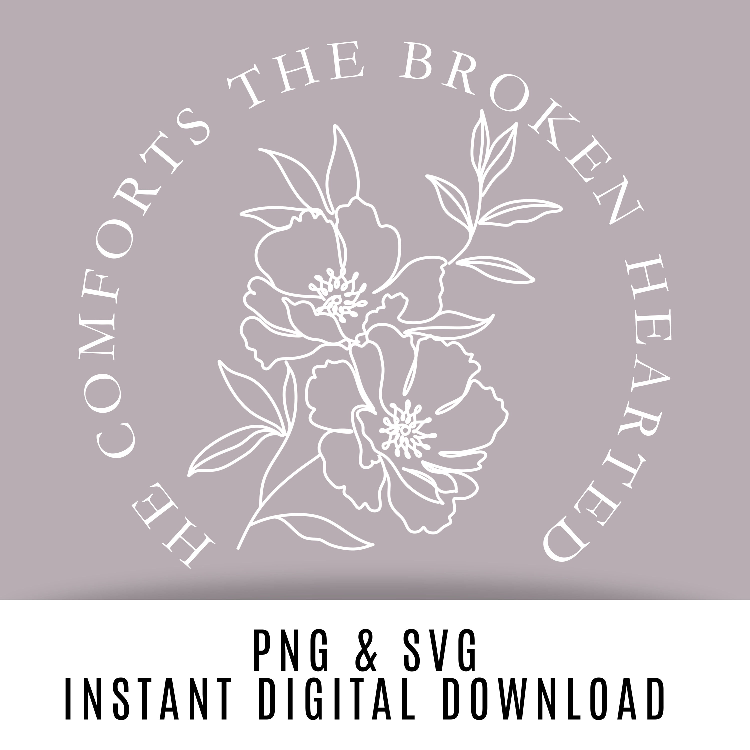 PNG & SVG God Comforts Sublimation Designs Downloads Inspirational Gift ...