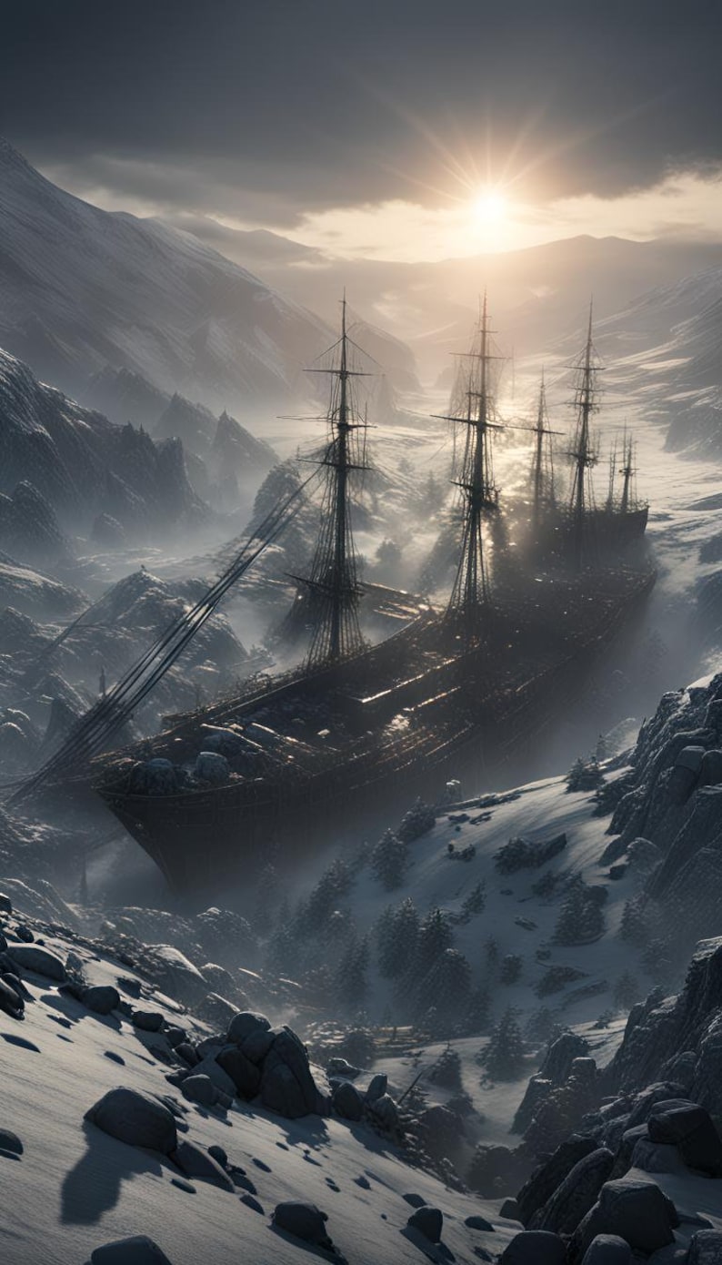 Rising Sun Digital Art Print High Resolution Sunrise Wall Decor - Etsy