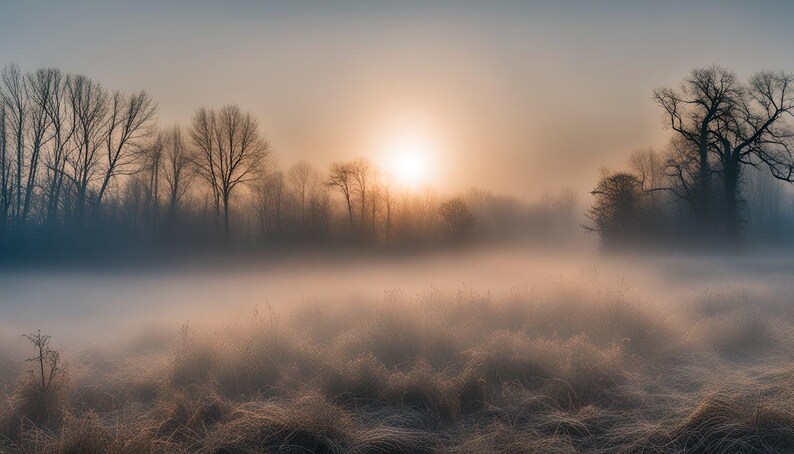 Rising Sun Digital Art Print High Resolution Sunrise Wall Decor - Etsy