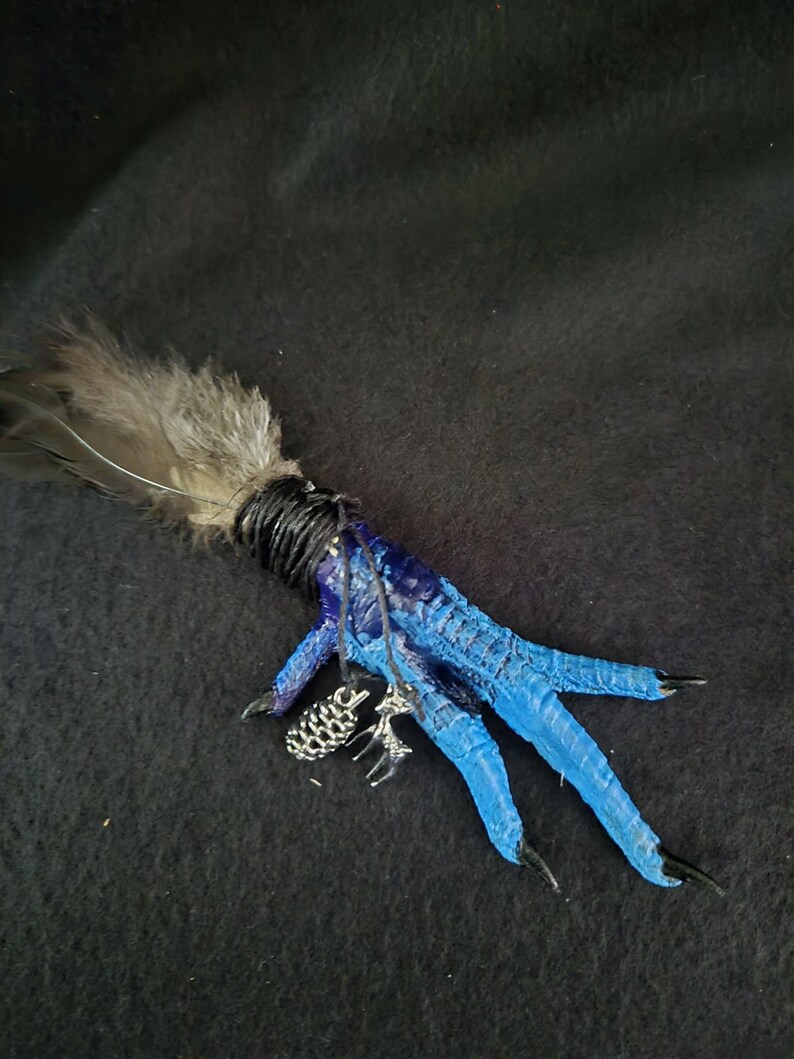 Handcrafted Chicken Foot Conjure Tool | Hoodoo & Folk Magic Ritual Item ...