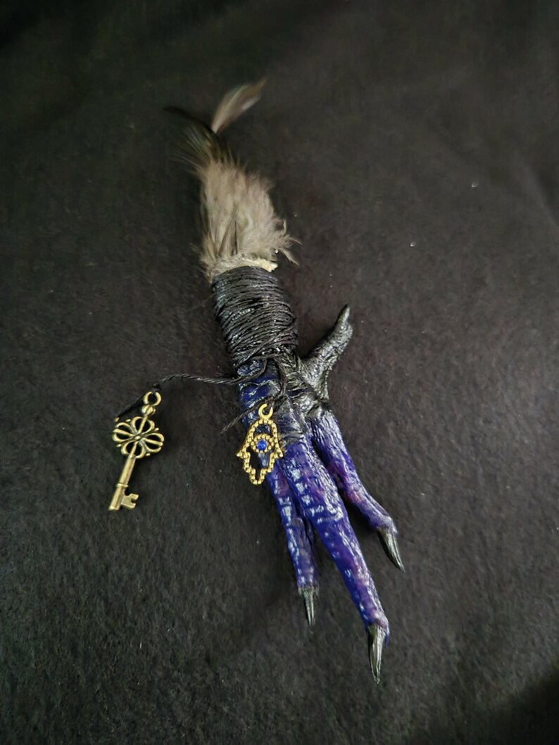 Handcrafted Chicken Foot Conjure Tool | Hoodoo & Folk Magic Ritual Item ...