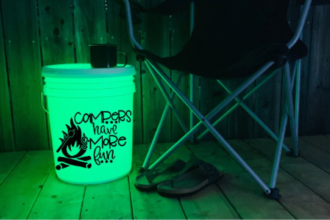 S'more Camping Light up Bucket, Fathers Day Gift for Him, Camping LED ...