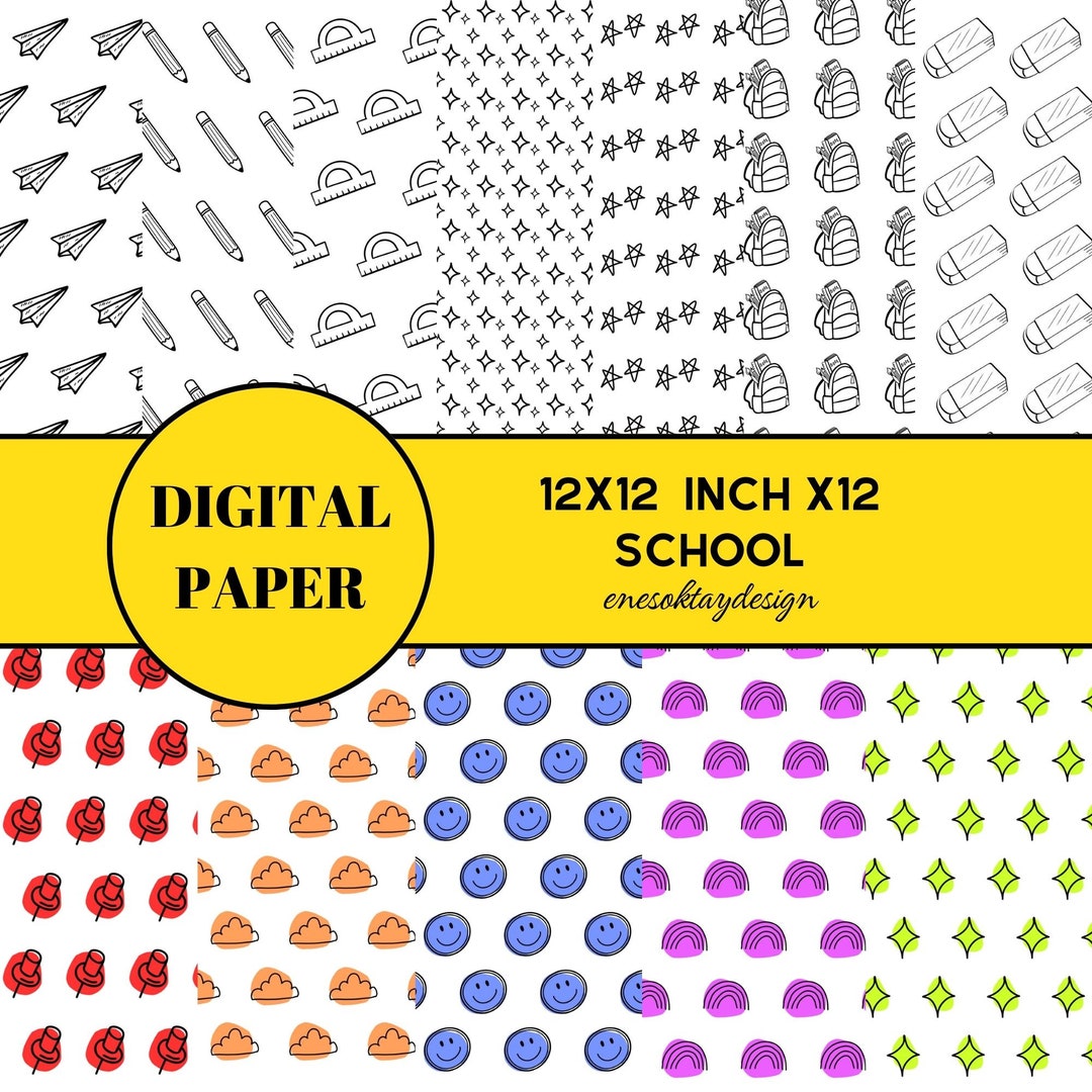 Back to School, Digital Paper, Succesful, Student, Success, Teacher ...