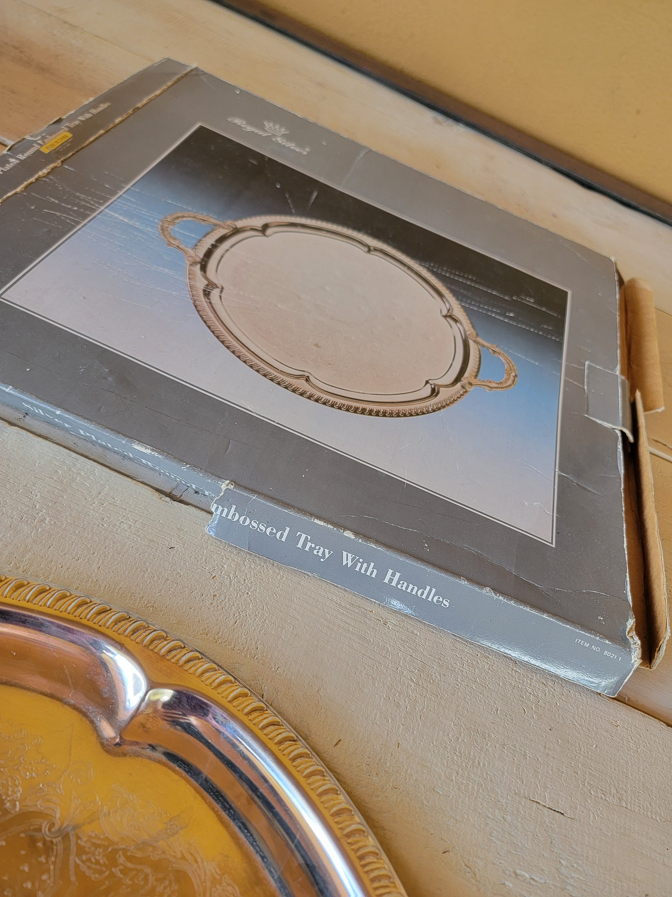 16" Regal Silvers Vintage Altar Tray Ritual Plate Antique Round - Etsy