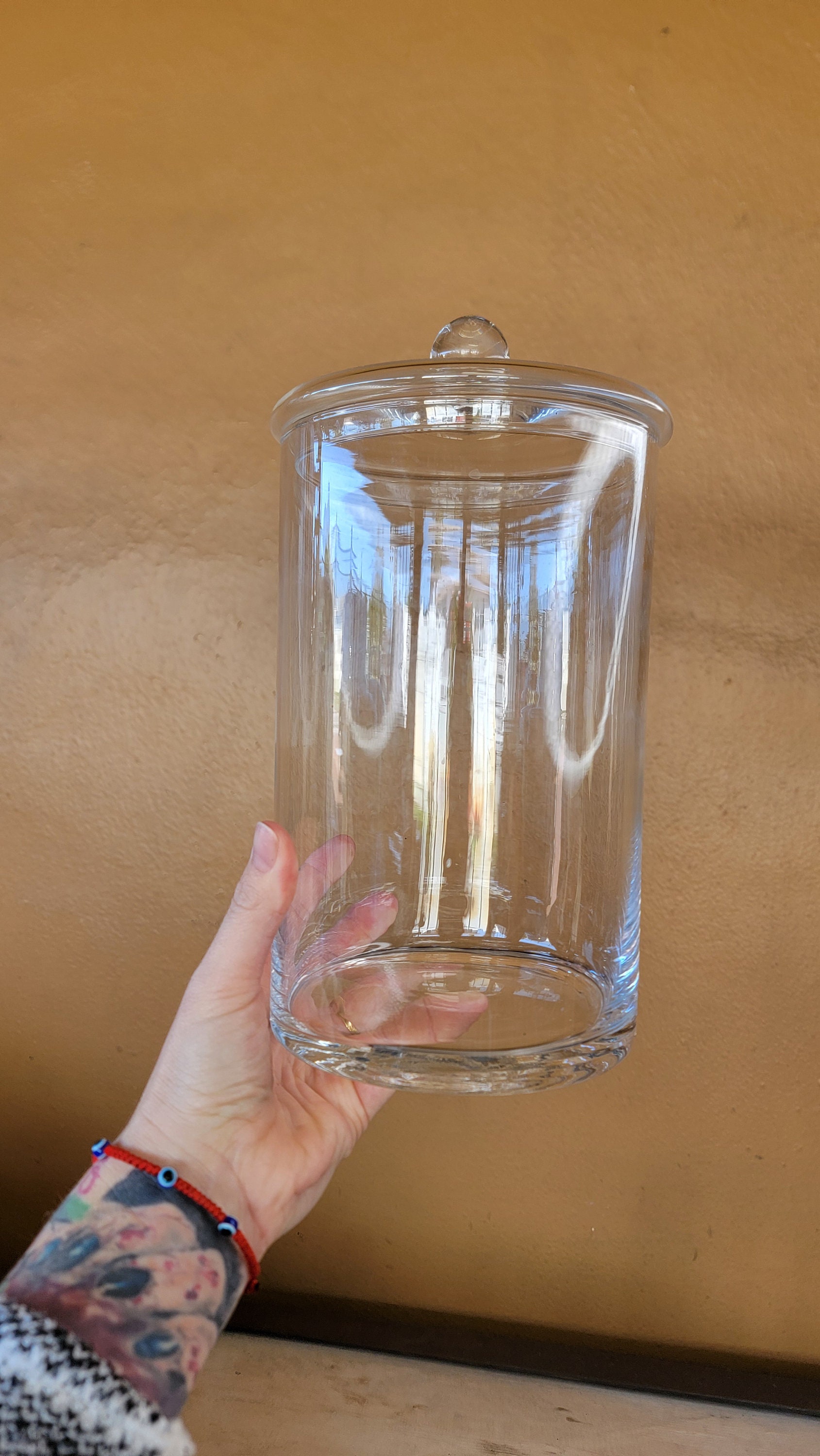 Large Glass Apothecary Jar Offering Jar Herbal Jar - Etsy