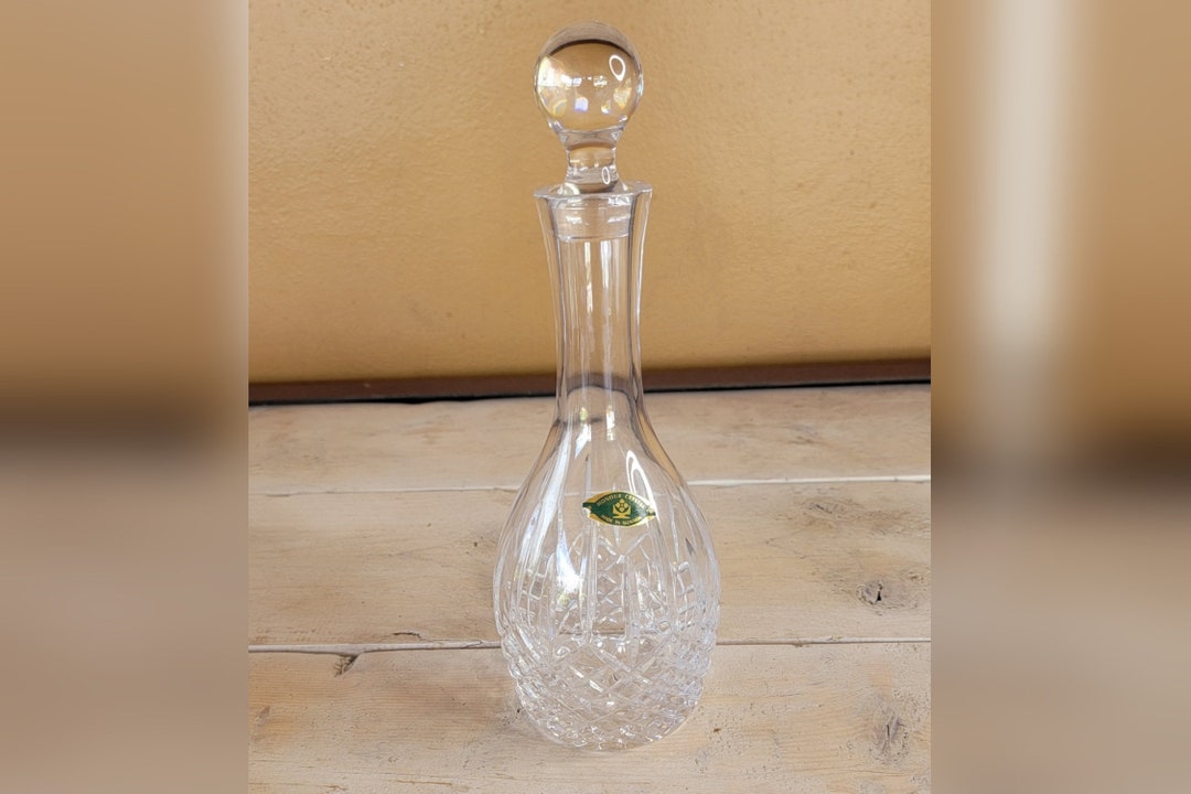 Vintage Crystal Altar Decanter Vessel Moon Water Jug Offering Vessel ...