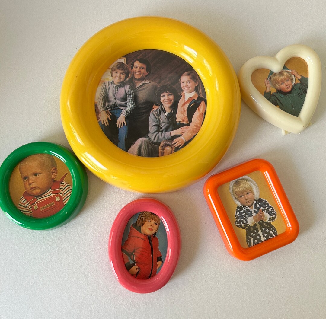 Retro Colorful Frame Set/vintage Frames/ Vibrant Color Frames/ Retro ...