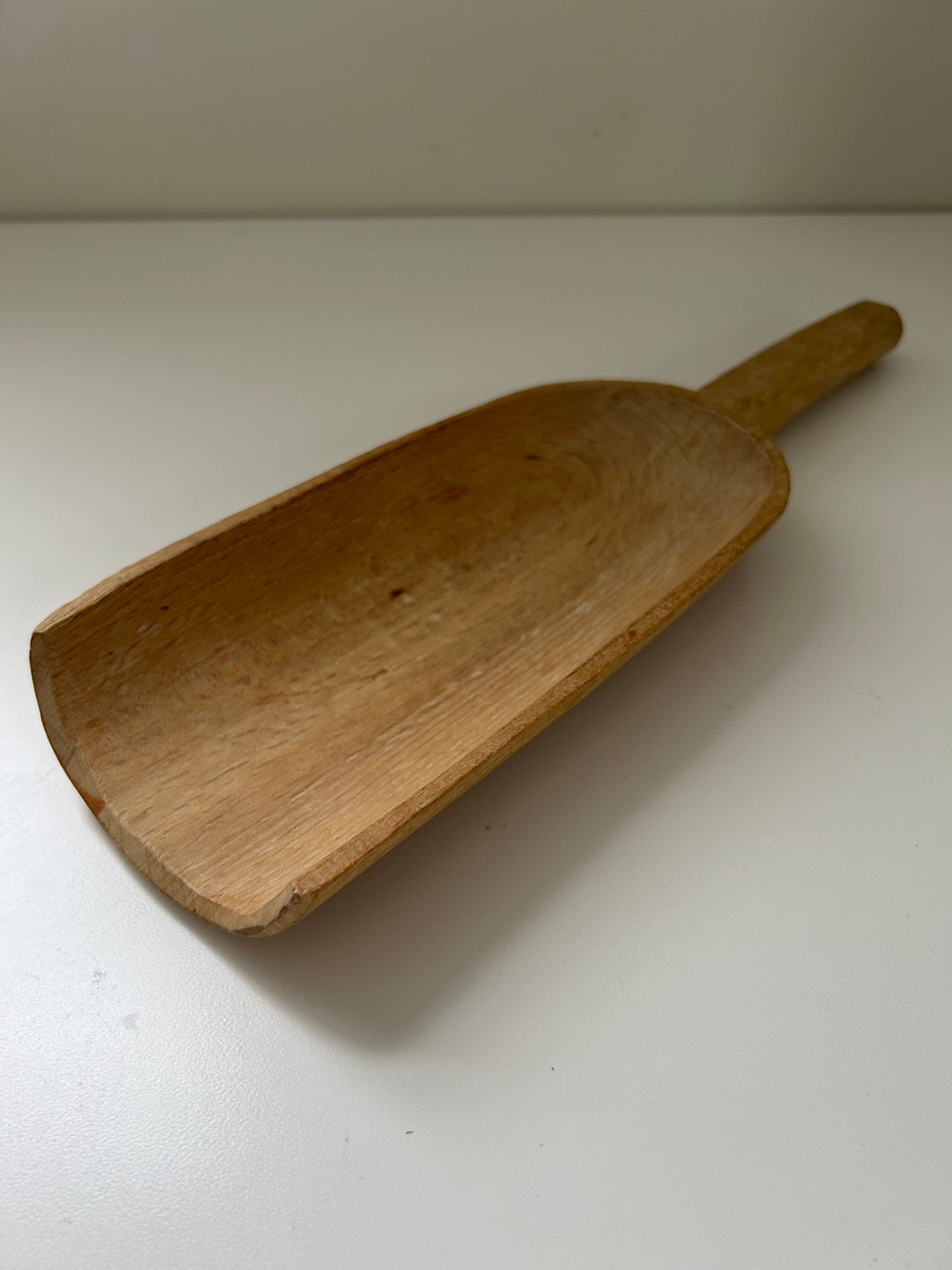 Vintage Wooden Scoop Raw Wooden Scoop Home Decor Wood - Etsy