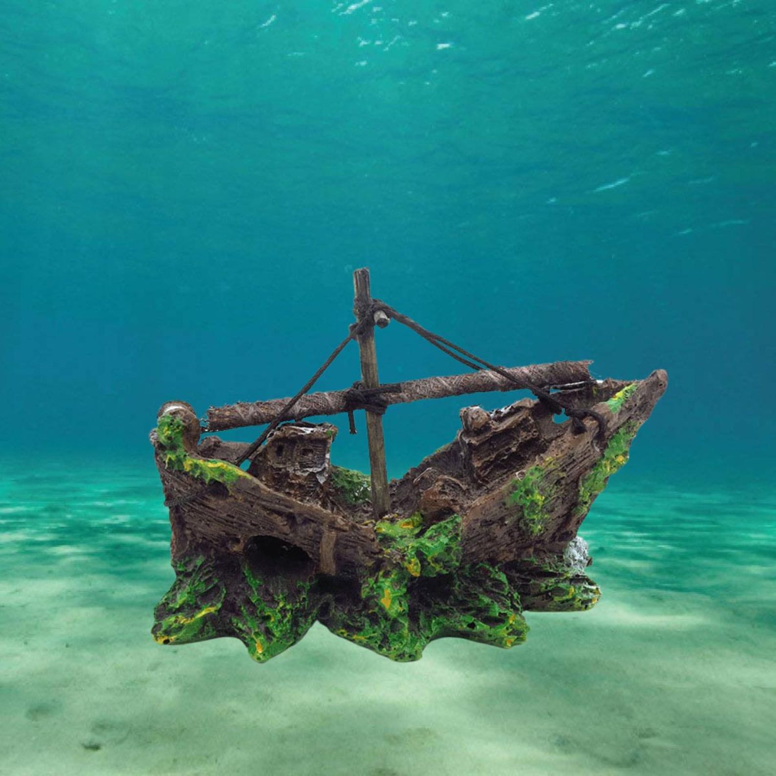 5 Options of Wrecked Ship, Shipwreck Decoration, Sinked Ship, Wrecked ...