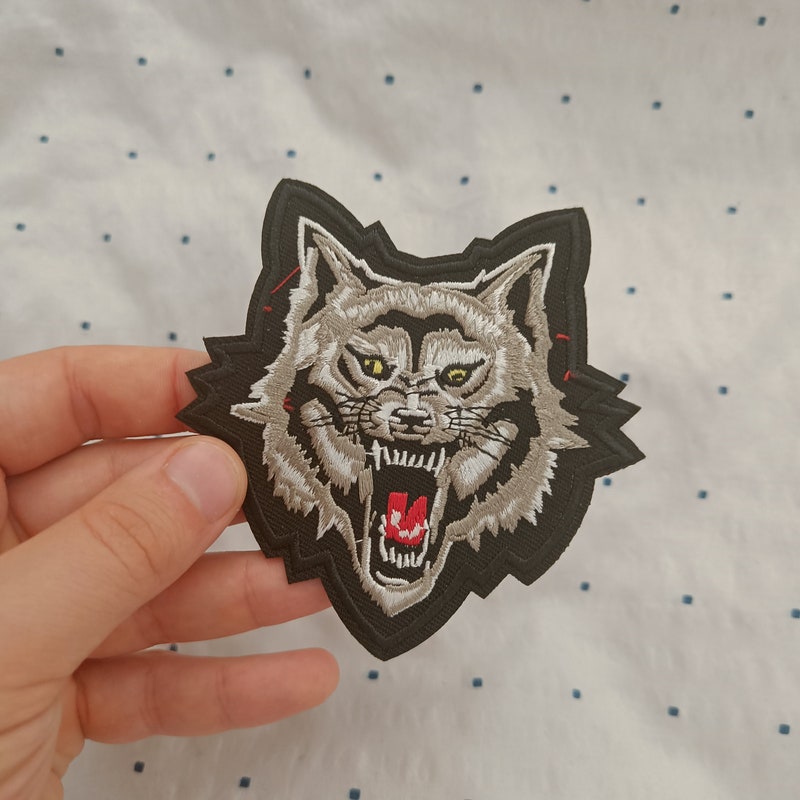 Wolf Patch - Etsy