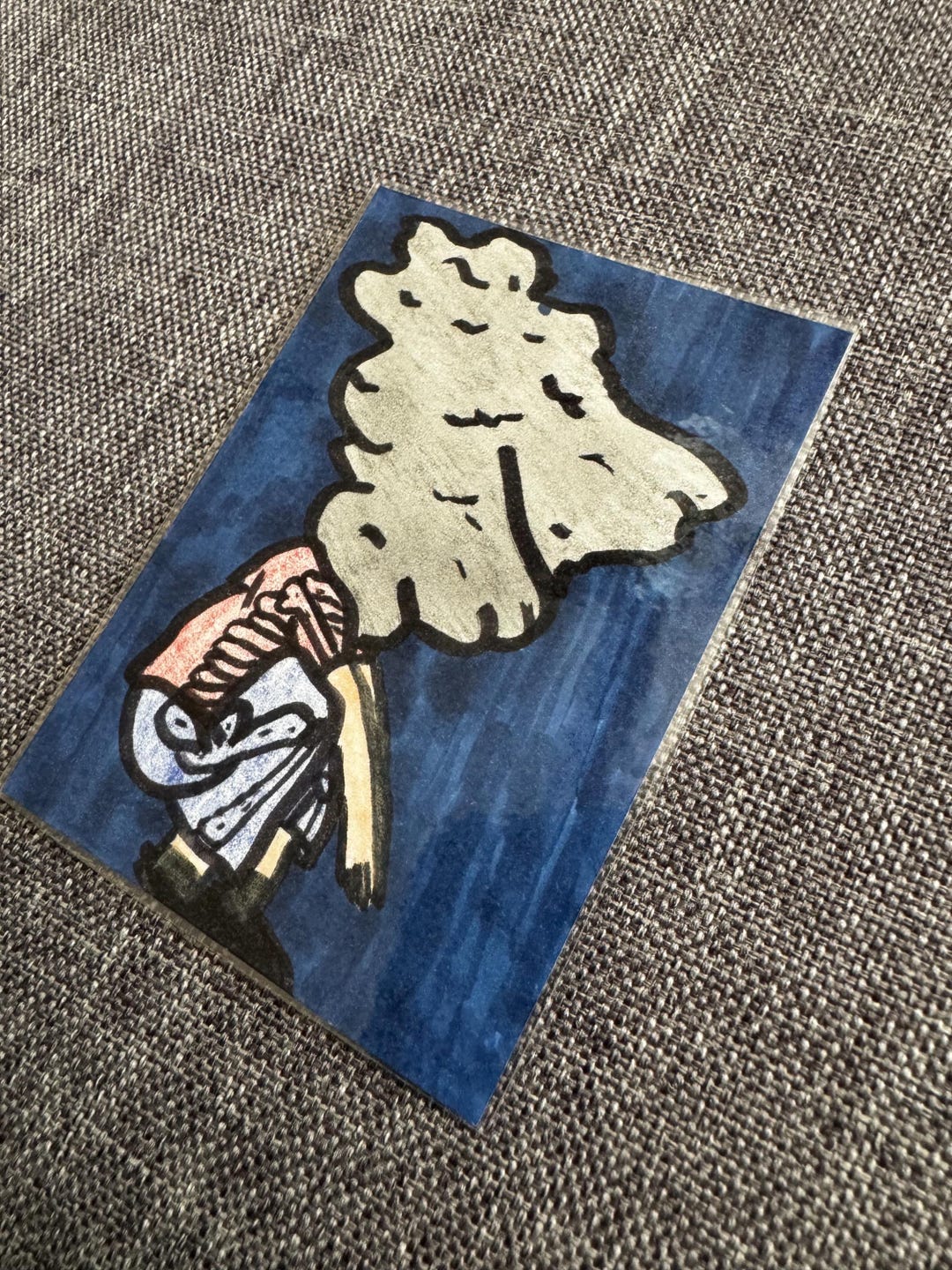 Burnout- Original Art Trading Card - Etsy
