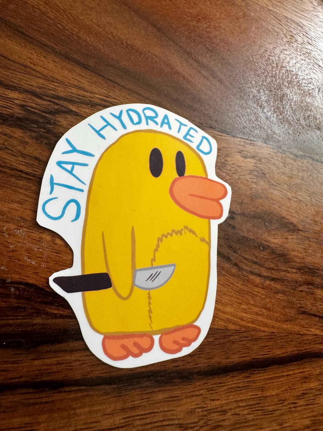 Stay Hydrated Duck Glossy Sticker and Laptop Decal - Etsy