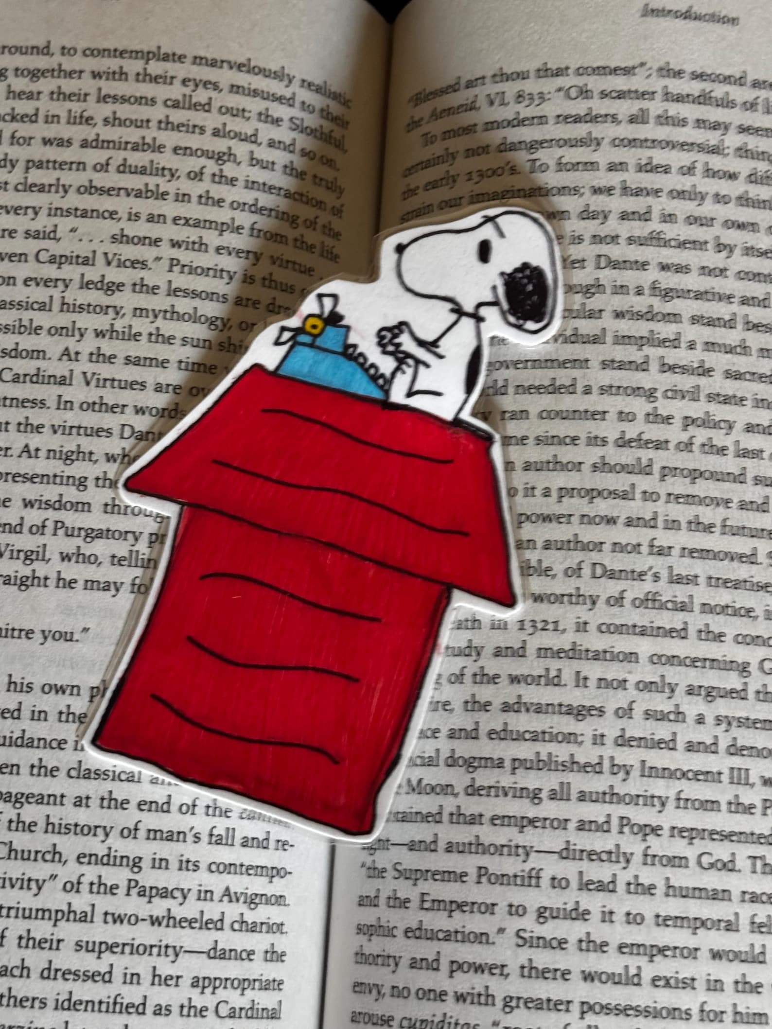 Typewriter Snoopy Bookmark - Etsy