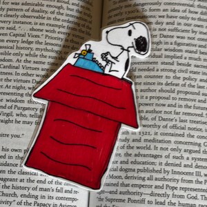 Typewriter Snoopy Bookmark - Etsy