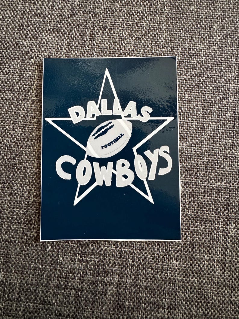 Football Cowboys Sticker - Etsy