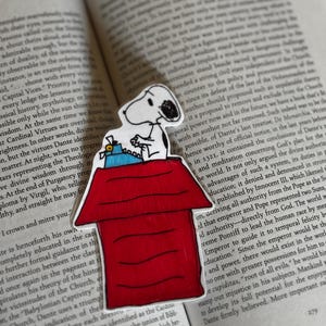 Typewriter Snoopy Bookmark - Etsy