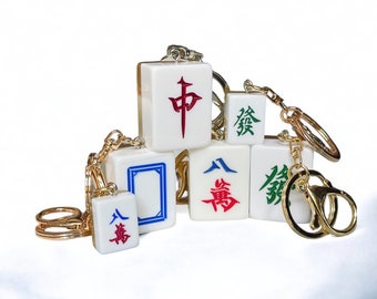 Mahjong Mah Jongg Plastic Game Piece Keychain Choose Your - Etsy
