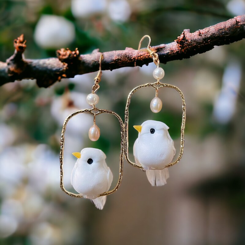 Bird Earrings - Etsy
