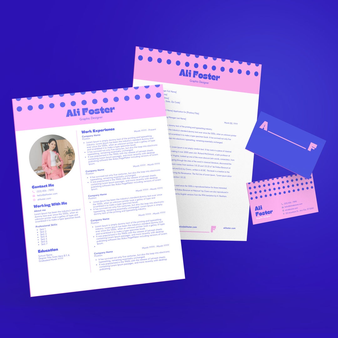 Personal Branding Templates - Bold & Graphic Design - Template Editable ... Personal Branding Templates - Bold & Graphic Design - Template Editable ...