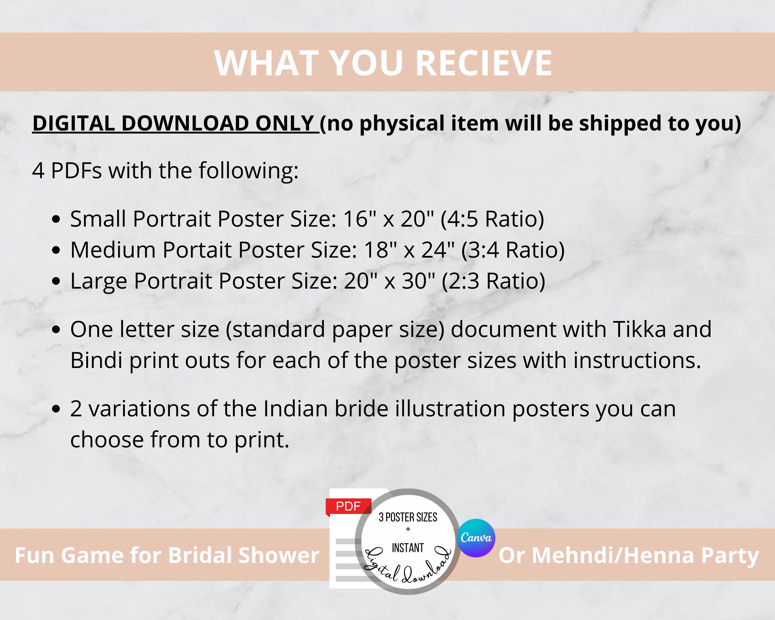 Desi INDIAN WEDDING GAMES - Pin the Tikka and Bindi on the Bride ...