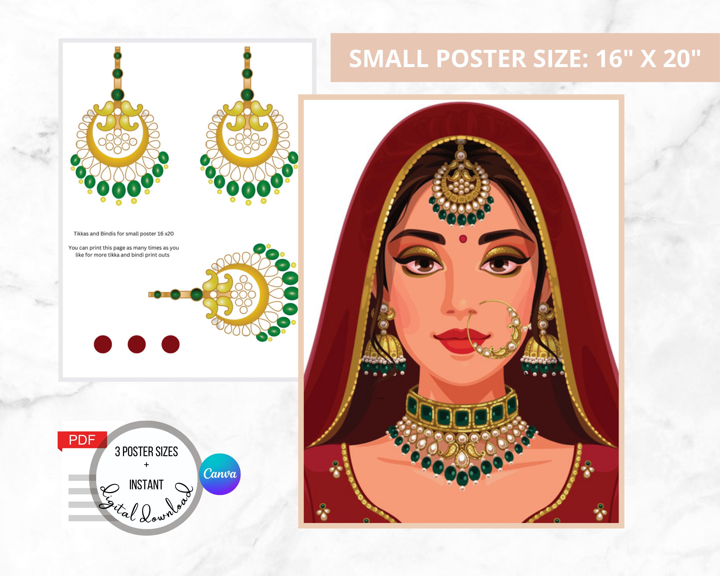 Desi INDIAN WEDDING GAMES - Pin the Tikka and Bindi on the Bride | Bridal Shower Games, Mehndi ...