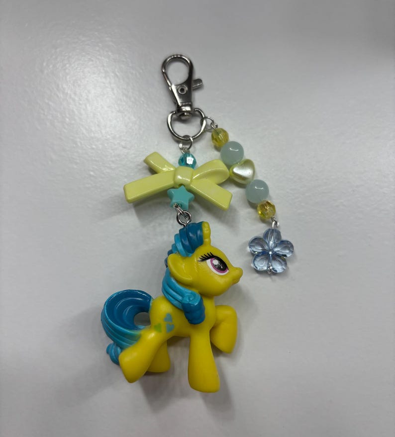 Handmade My Little Pony Keychains With Charms - Etsy