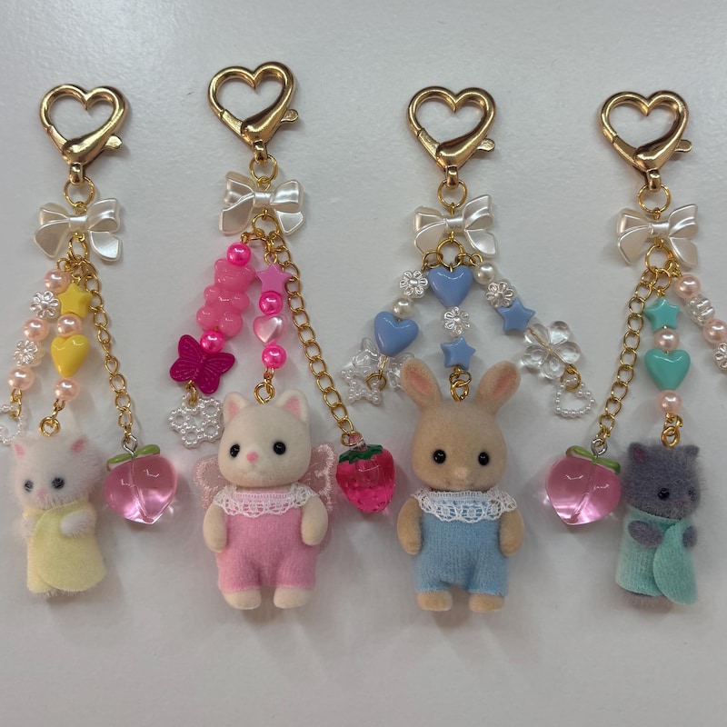 Calico Critters Keychain - Etsy