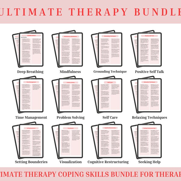 Therapy Worksheets - Etsy