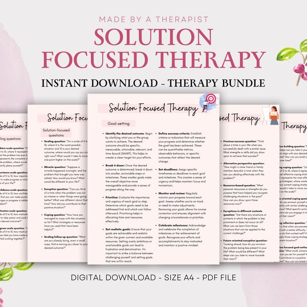 Focus Therapy Cheat Sheet - Etsy