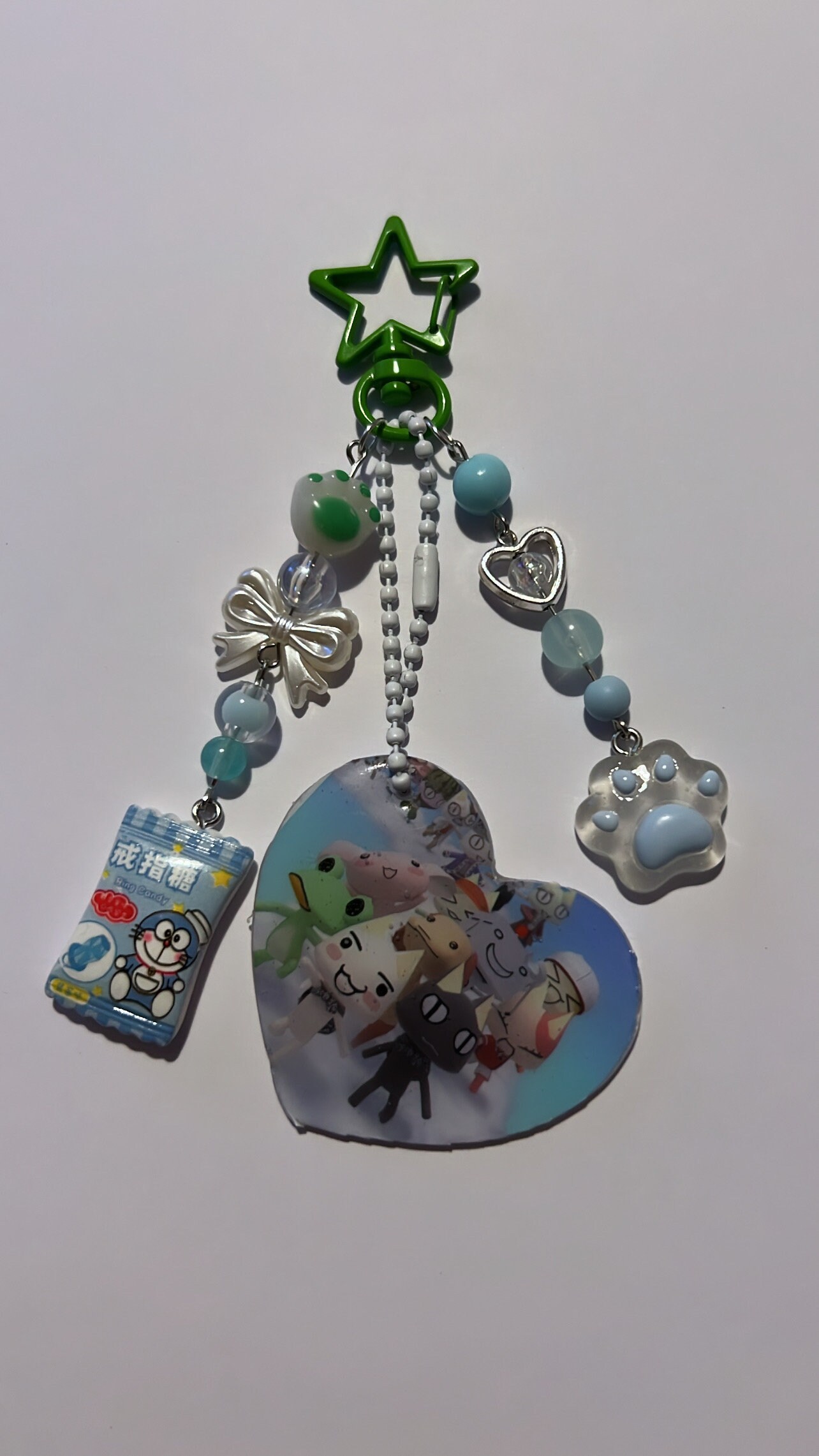 HANDMADE KAWAII Heart Keychains , Y2k , Game Character, 9 Types to ...