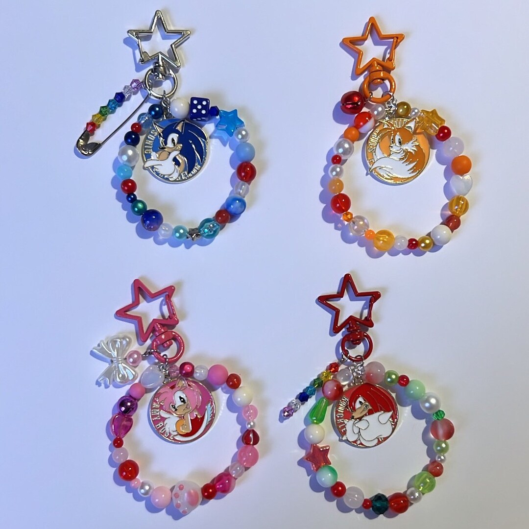 HANDMADE RETRO Game KEYCHAINS, Y2k , Game Character, 4 Types to Choose ...