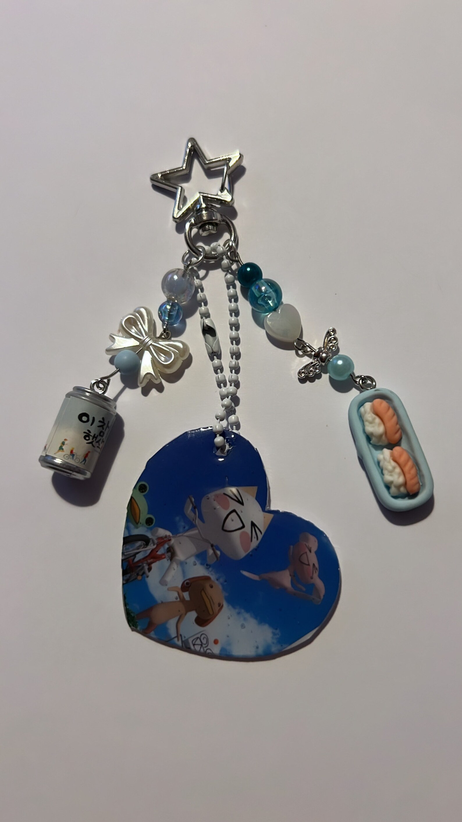 HANDMADE KAWAII Heart Keychains , Y2k , Game Character, 9 Types to ...