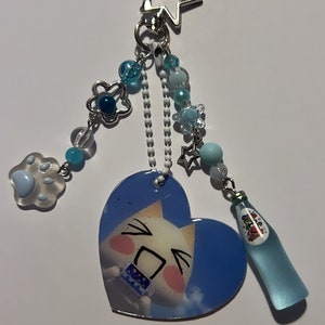 HANDMADE KAWAII Heart Keychains , Y2k , Game Character, 9 Types to ...