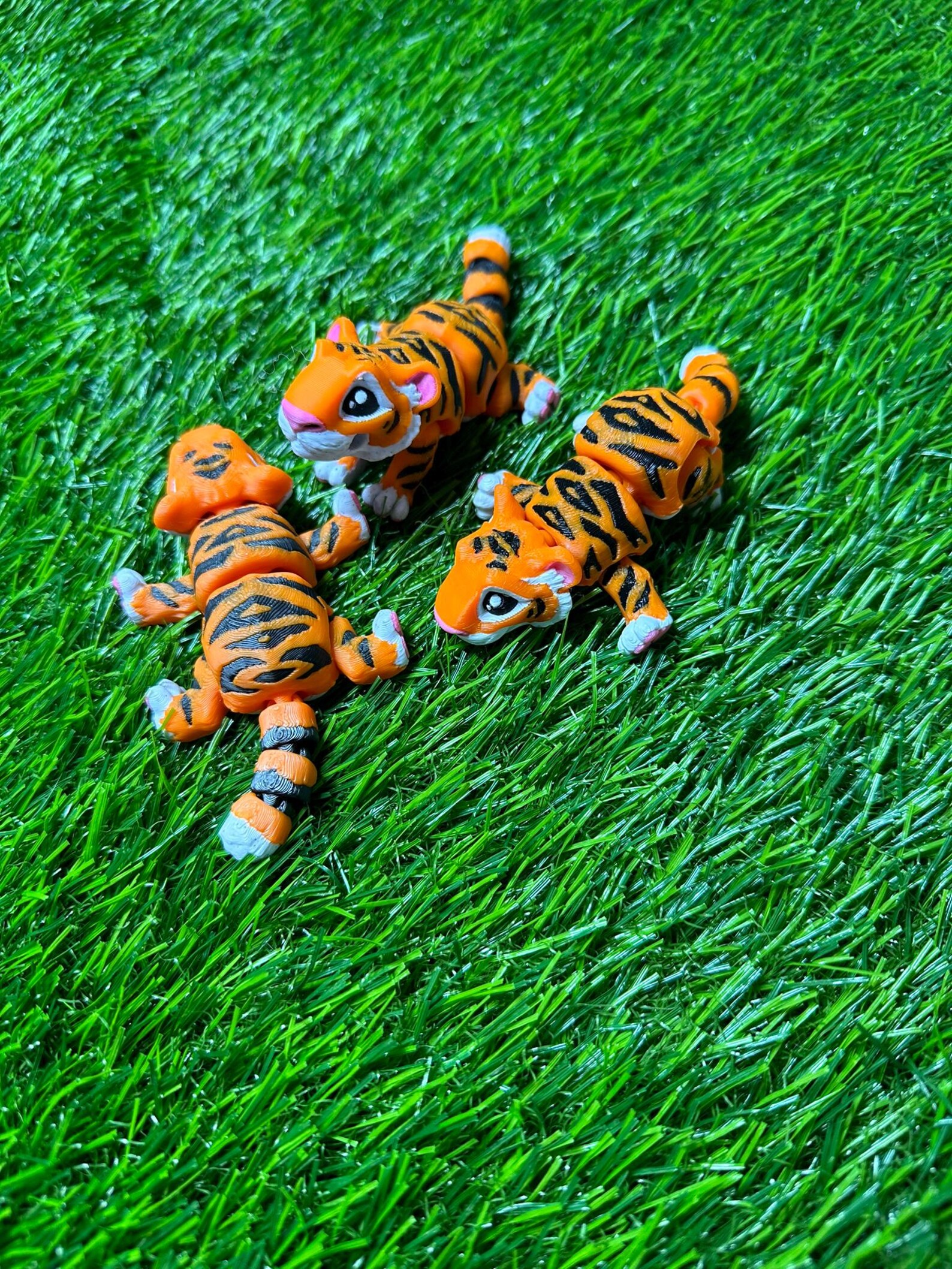 Articulating Tiger Fidget Animal - Etsy